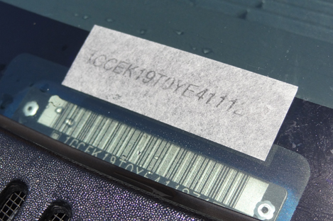 Vin etching kit for vehicle owners - auto glass vin etch | Insta Etch